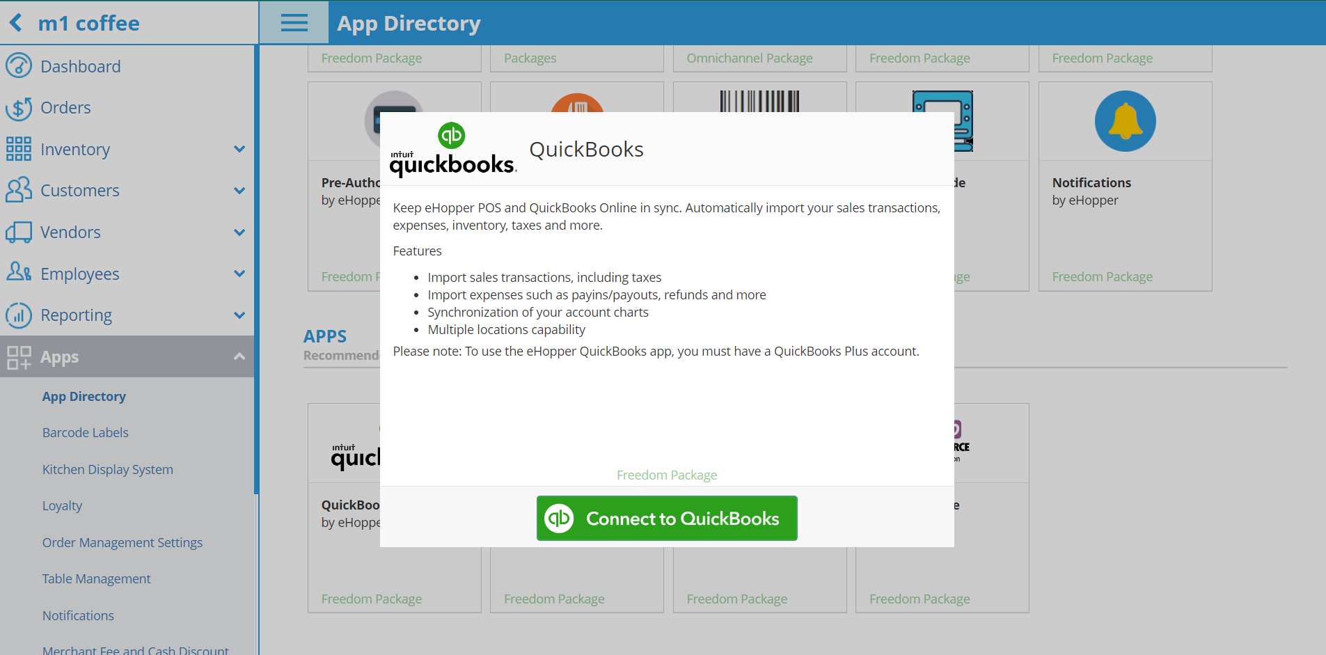 Setting Up QuickBooks with eHopper